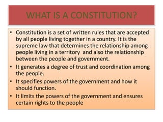Constitutional design | PPTX