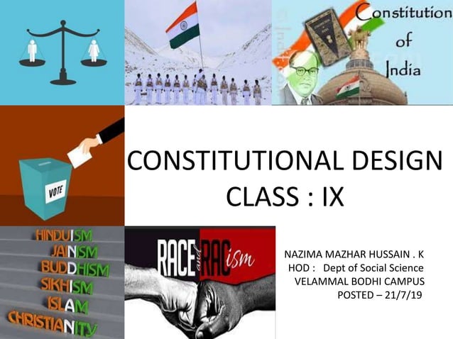 Constitutional design | PPTX | Civic affairs | Politics