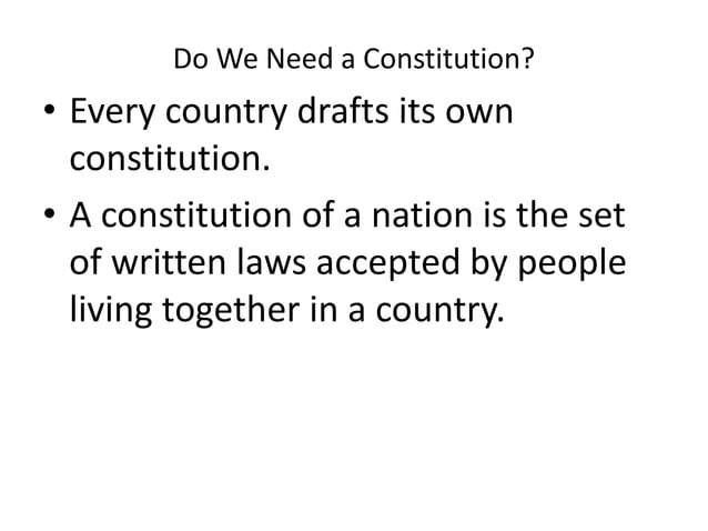 Constitutional design | PPTX | Civic affairs | Politics