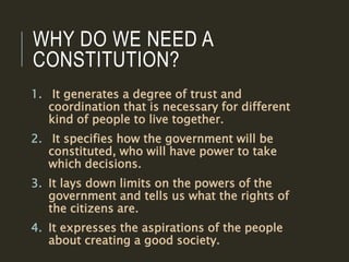 Constitutional design | PPTX