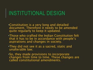 Constitutional design | PPTX