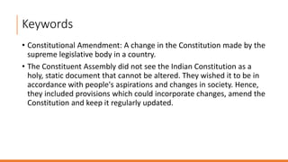 Constitutional Design, Class IX, Democratic Politics | PDF