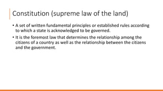 Constitutional Design, Class IX, Democratic Politics | PDF