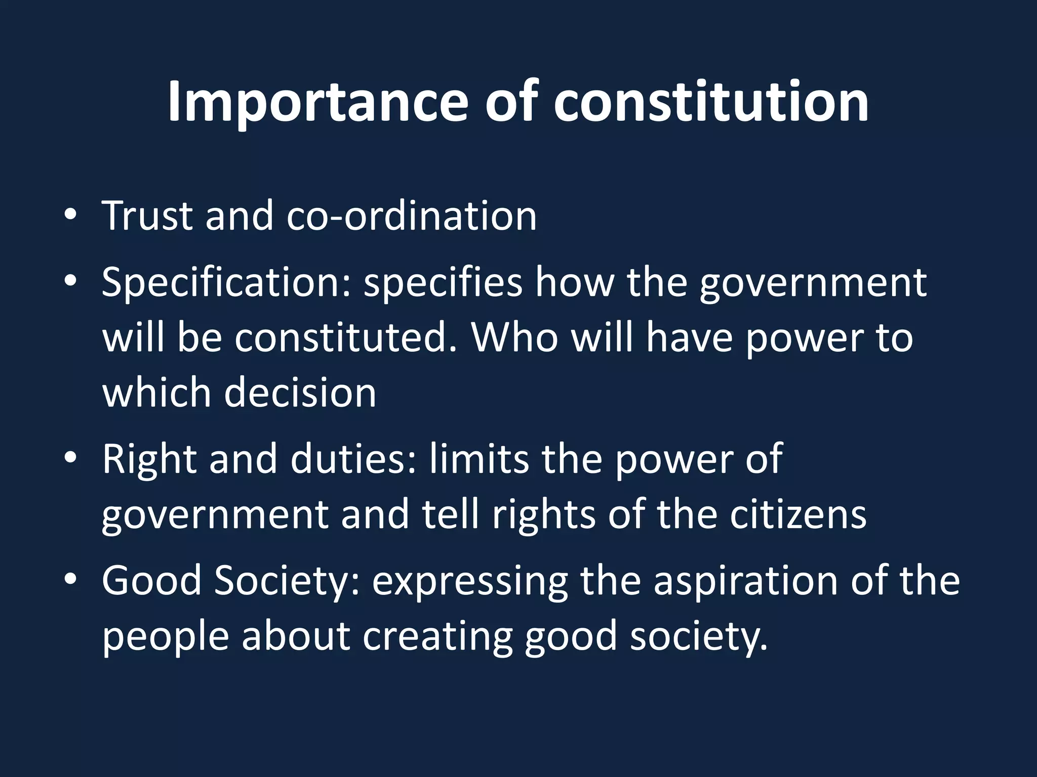 Constitutional design ppt | PPTX