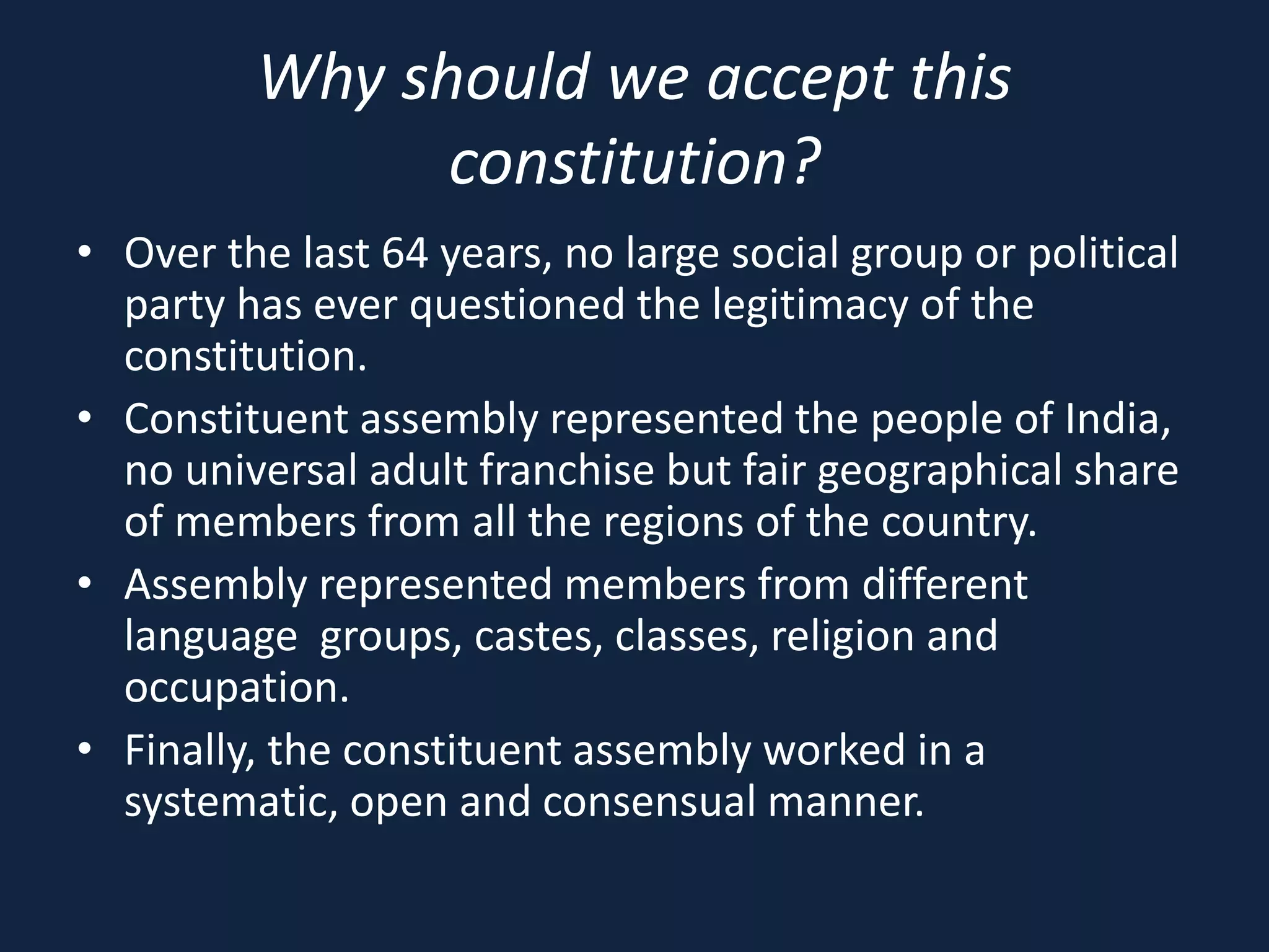 Constitutional design ppt | PPTX