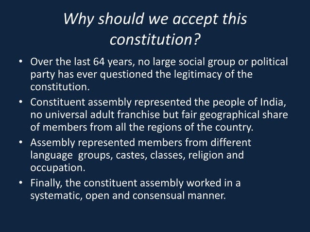 Constitutional design ppt | PPTX