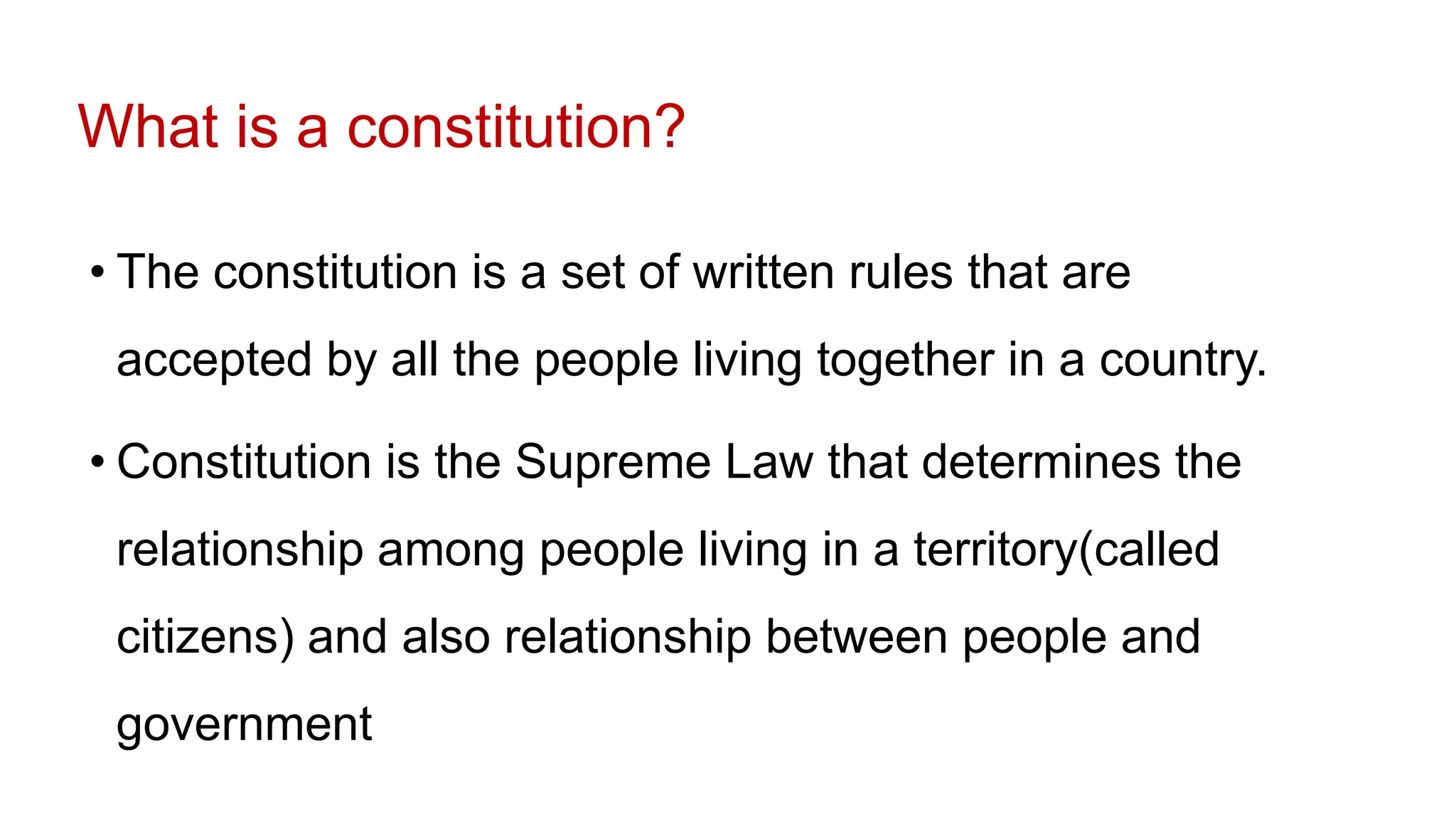 Constitutional designs | PPTX