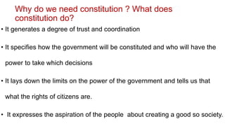 Constitutional designs | PPTX