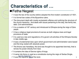 Constitutional development in ethiopia | PPT