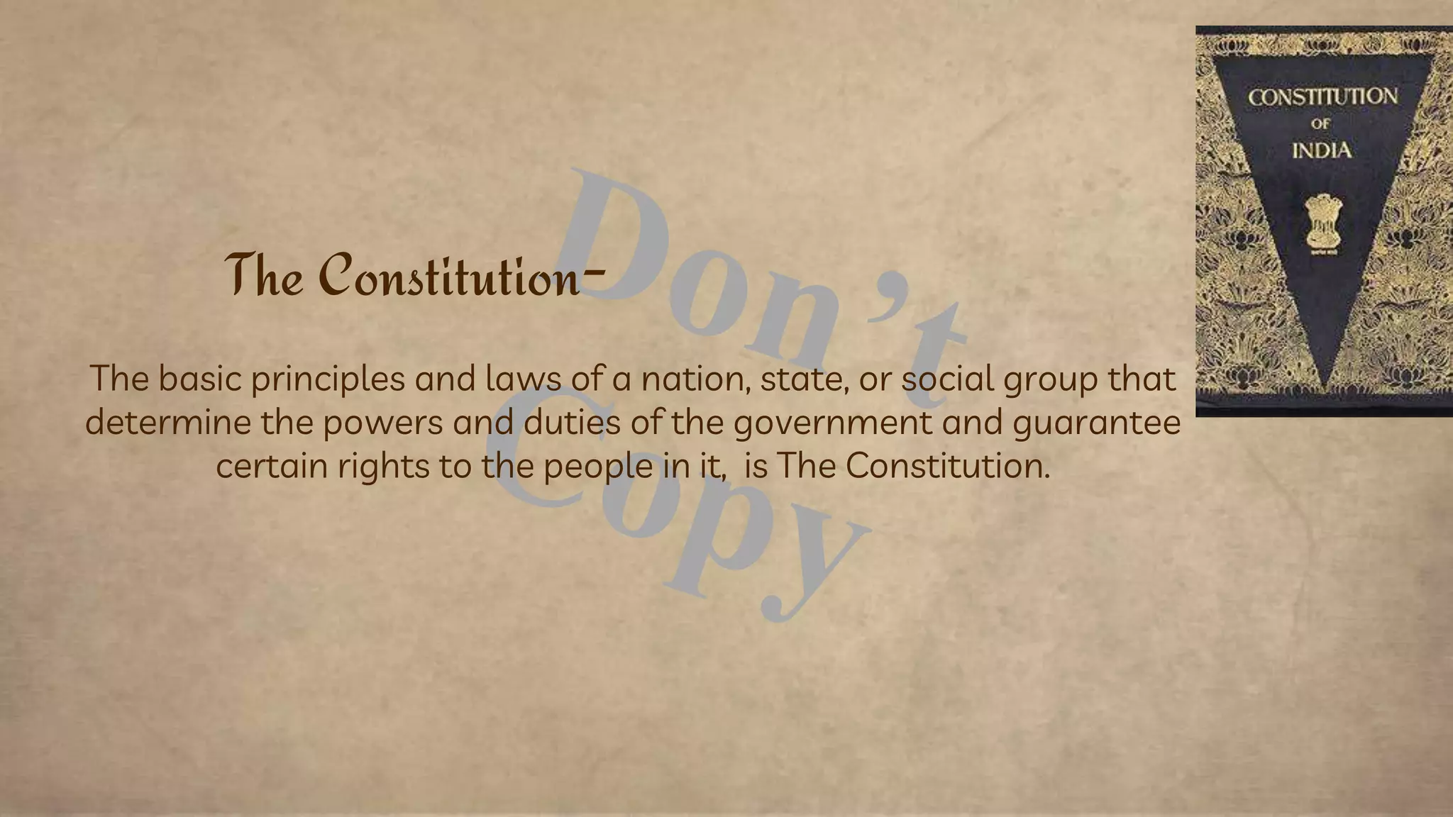 Constitutional Duties and Rights | PPTX