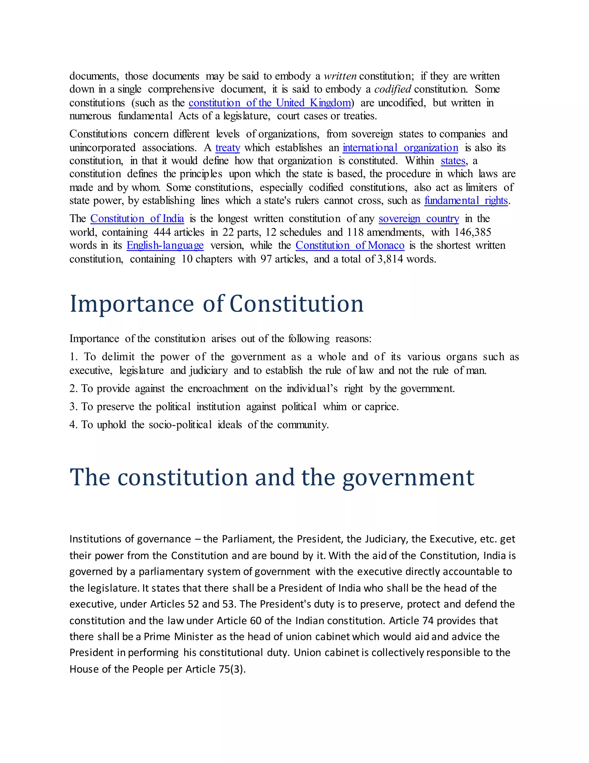 Constitutional governance miniorities and secularism 2 | PDF