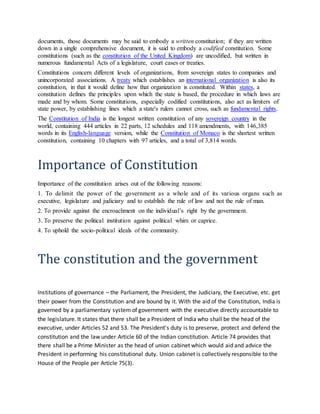 Constitutional governance miniorities and secularism 2 | DOCX | Political Issues & policy | Politics