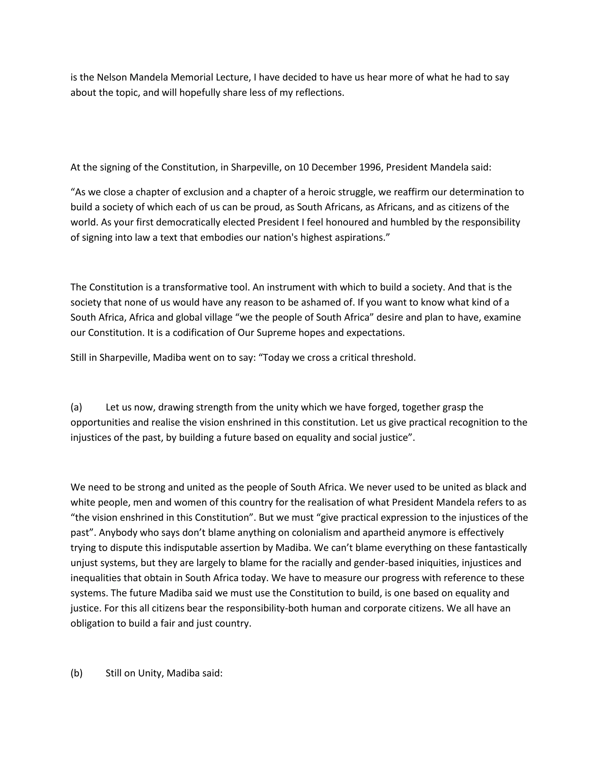 Constitutionalism as an instrument for transformation | PDF