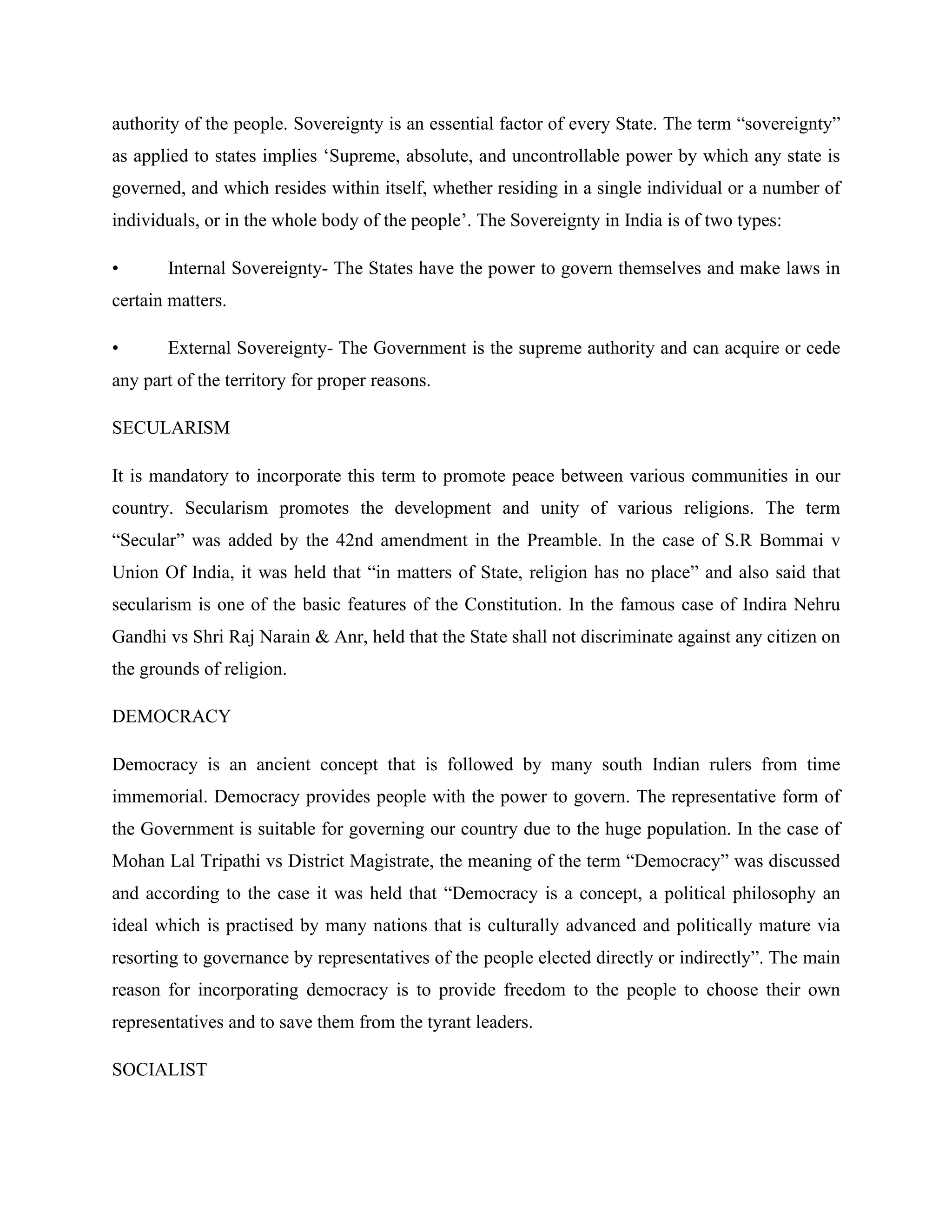 Constitutional Law I notes.pdf for the students of LLB | PDF