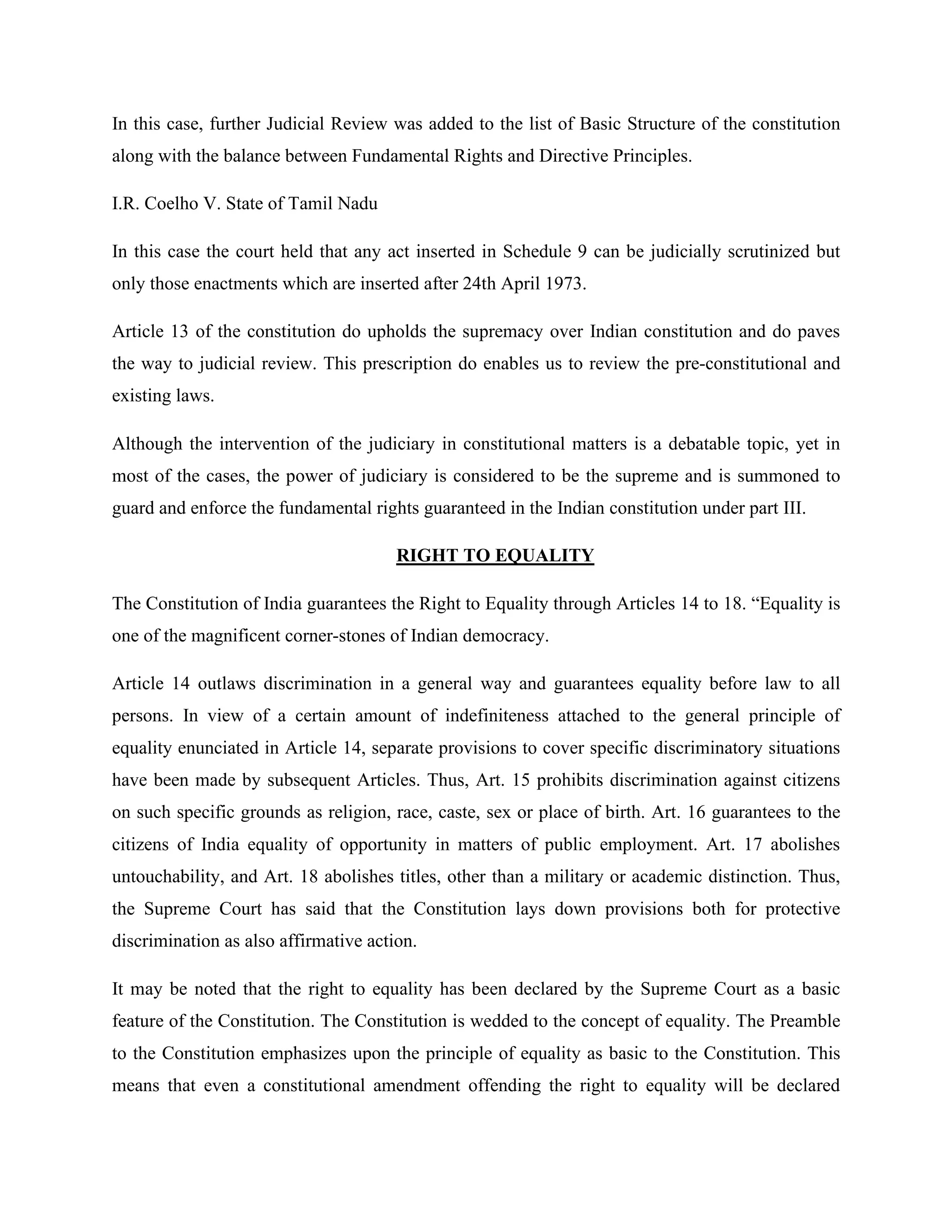 Constitutional Law I notes.pdf for the students of LLB | PDF