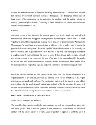 Constitutional Law I notes.pdf for the students of LLB | PDF