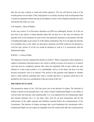Constitutional Law I notes.pdf for the students of LLB | PDF