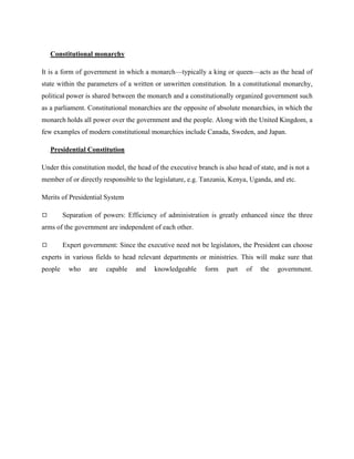 Constitutional Law I notes.pdf for the students of LLB | PDF