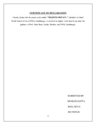 Constitutional law project (1) | PDF