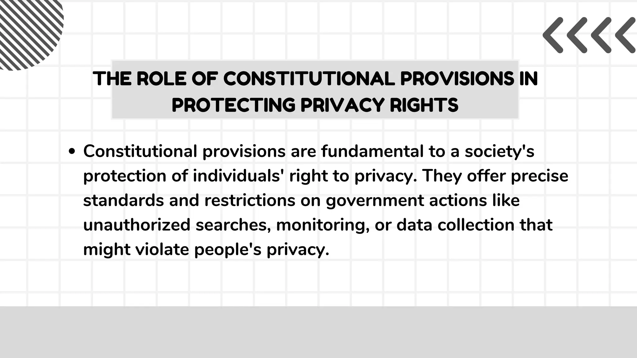 Constitutional Provision on Privacy ppt for socprof | PDF