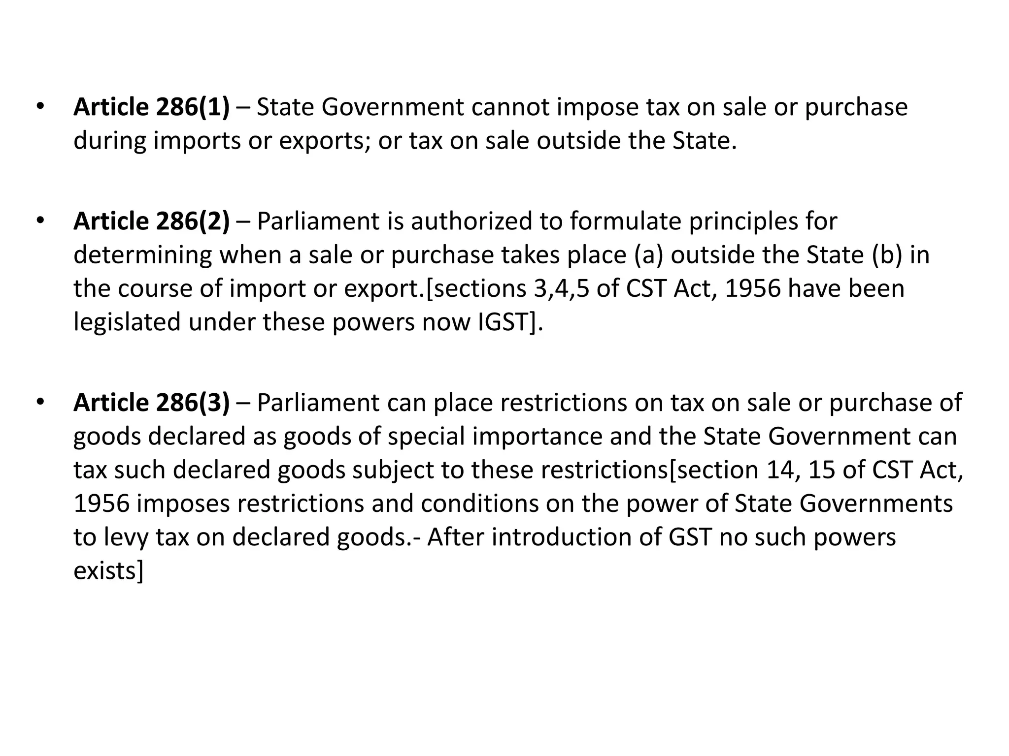 Constitutional Provisions in relation to levy of Tax.ppt