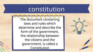 constitutional provisions on education that reflect National ideals ...