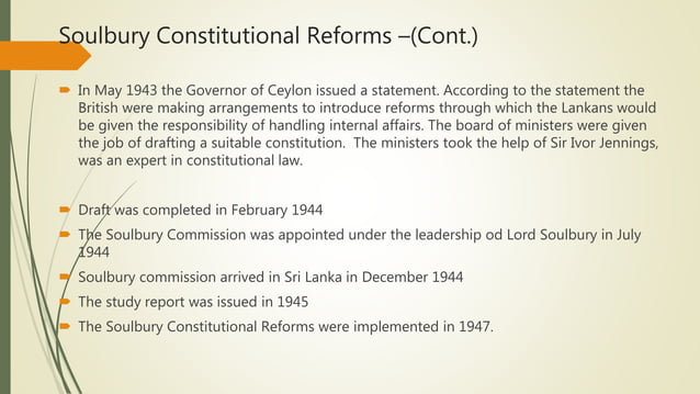 Constitutional Reforms in Sri Lanka (Part II) | PPTX | Law