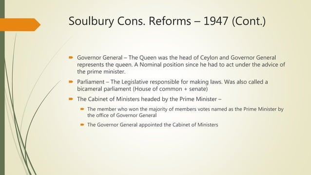 Constitutional Reforms in Sri Lanka (Part II) | PPTX | Law