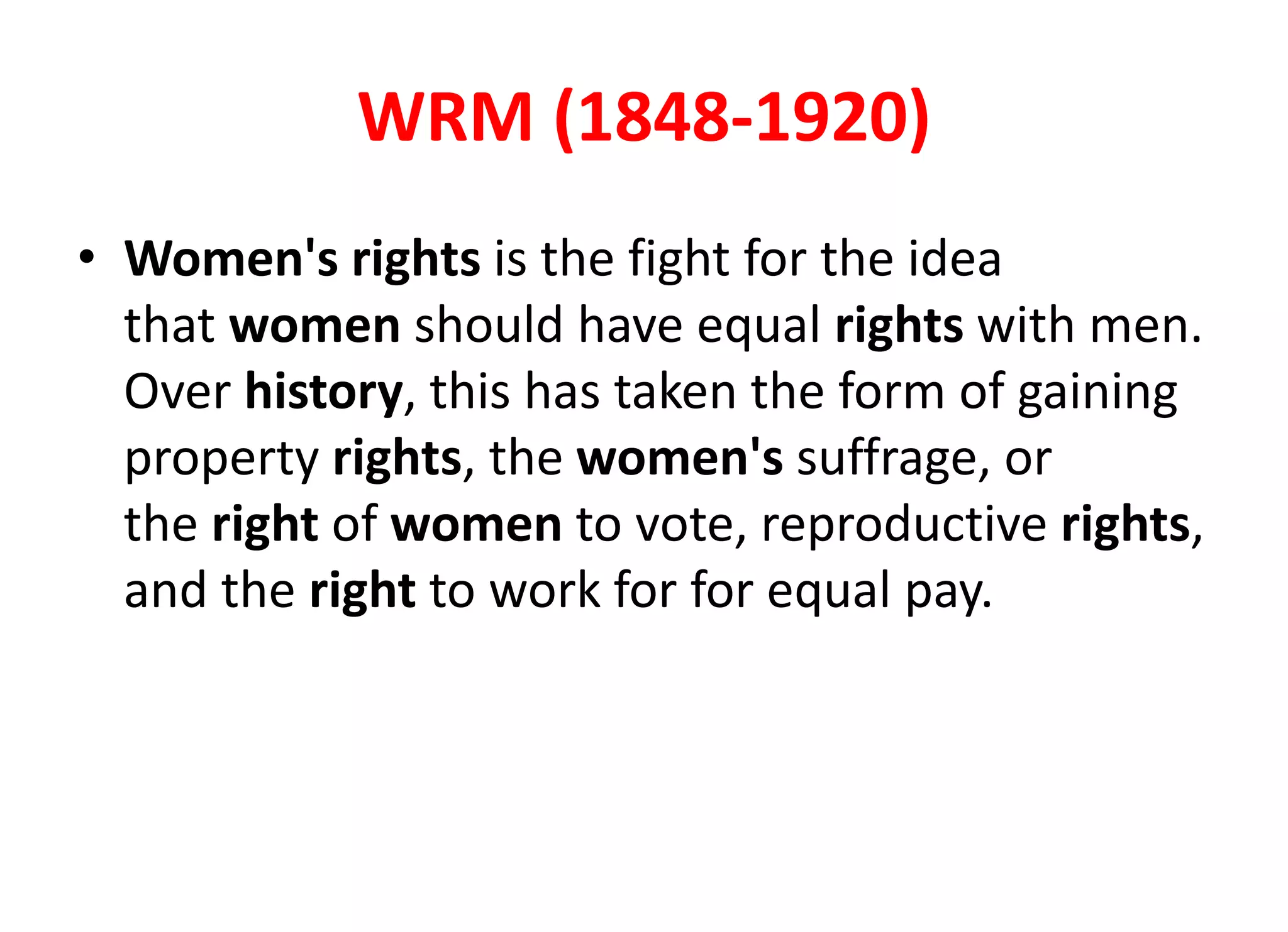rights of women | PPTX