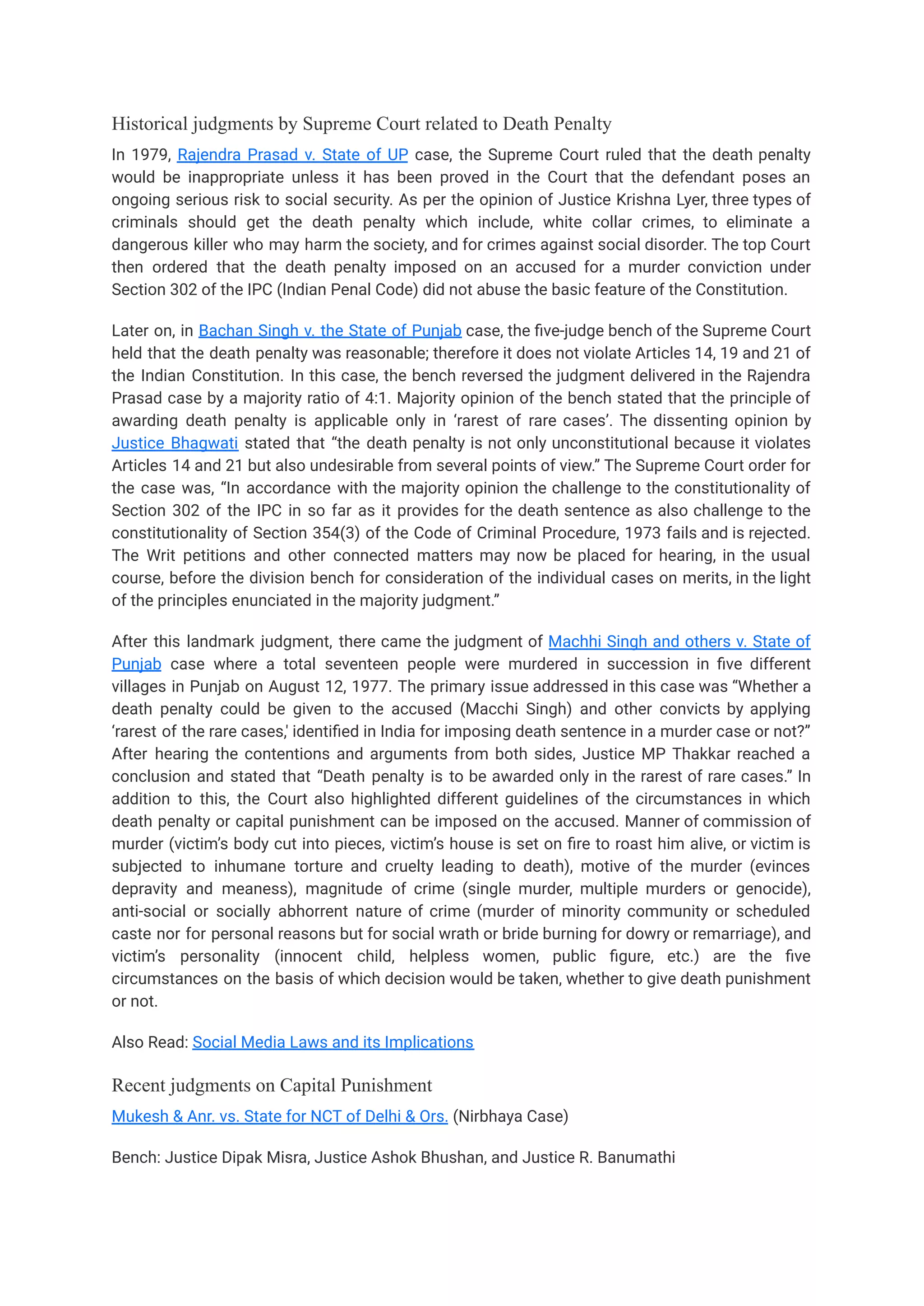 Constitutional validity of Death Penalty or Capital punishment in India.pdf