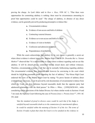 Constitutional validity of section 497 ipc | DOCX