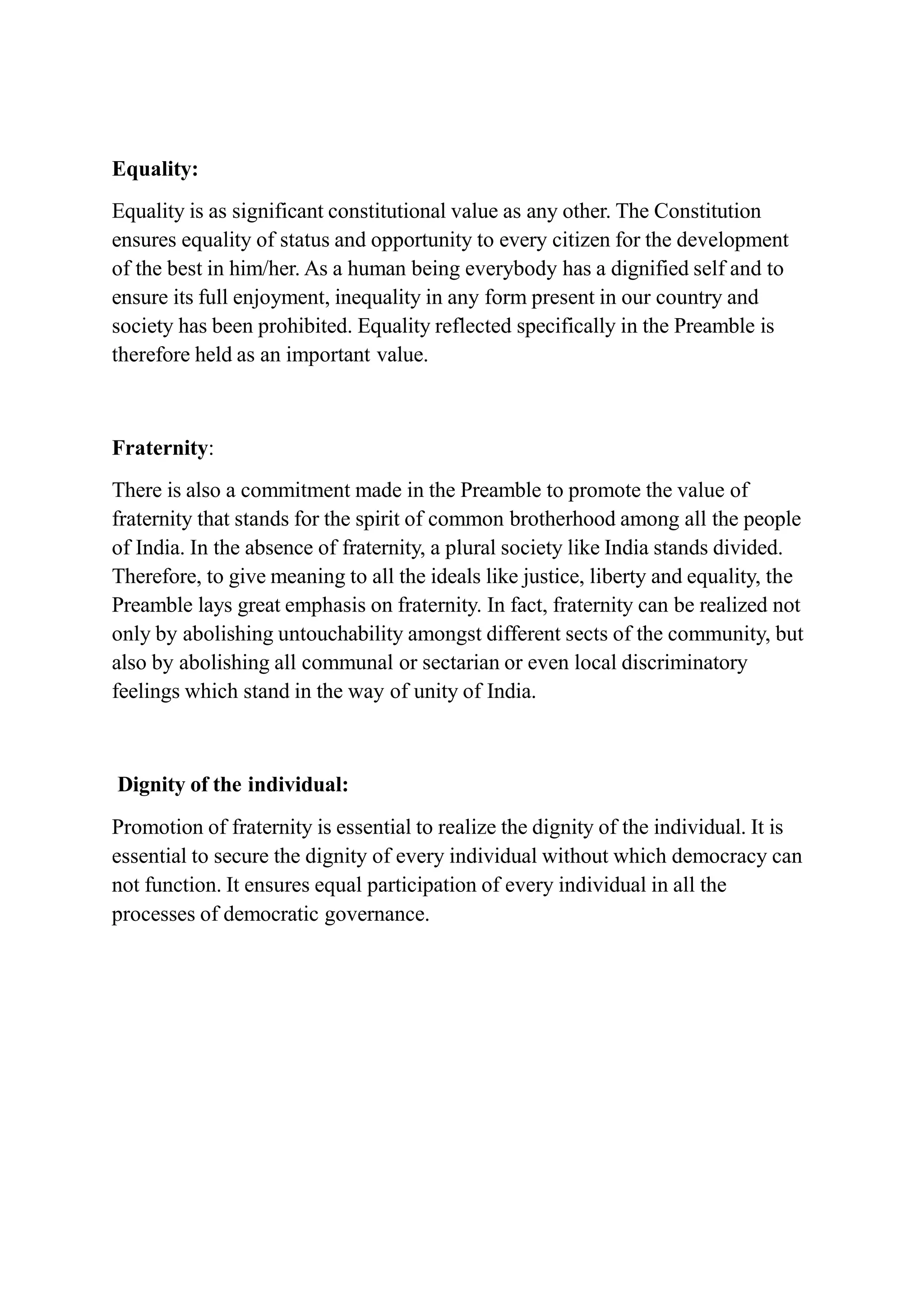 Constitutional values | PPTX