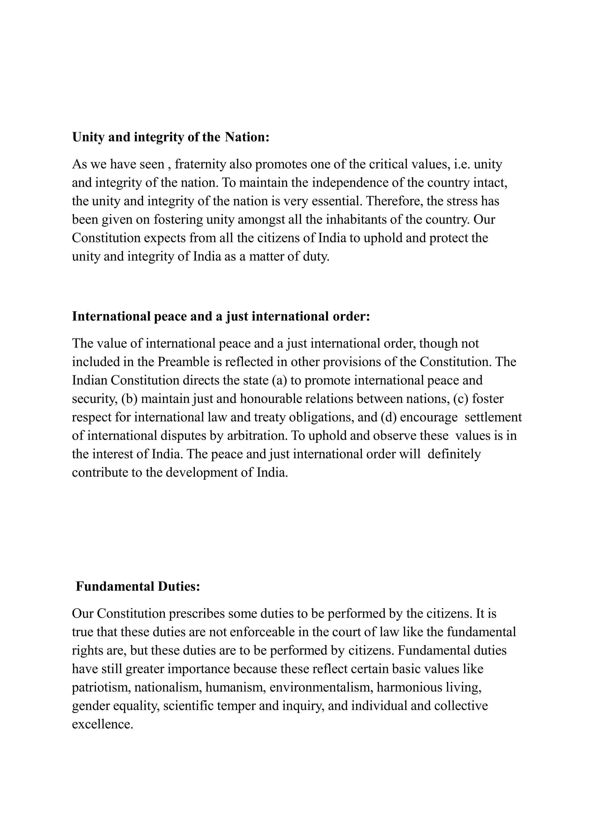 Constitutional values | PPTX