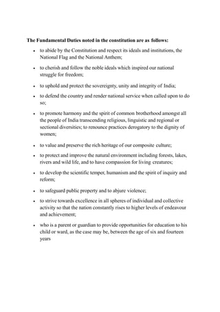 Constitutional values | PPTX