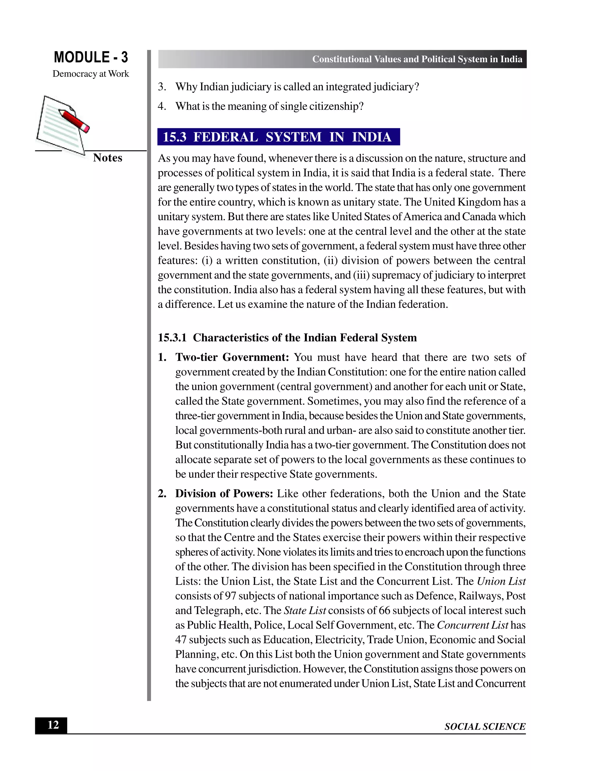 Constitutional values and political systems in india | PDF