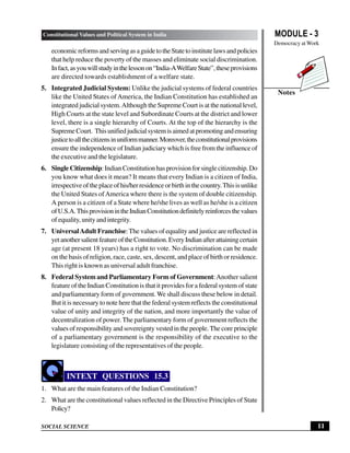 Constitutional values and political systems in india | PDF