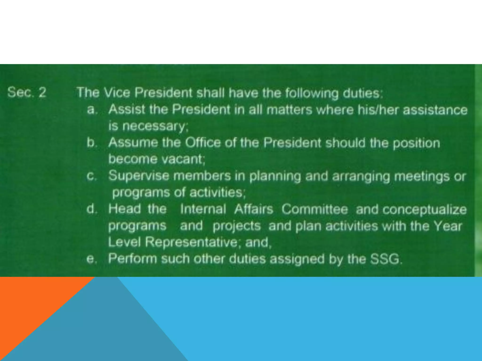 Student Government Constitution and by laws | PDF