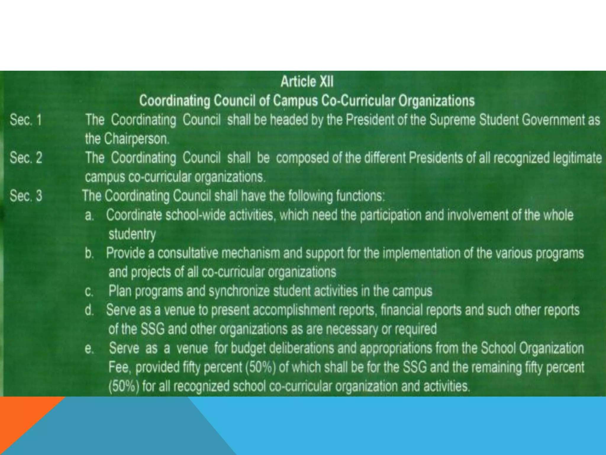 Student Government Constitution and by laws | PDF