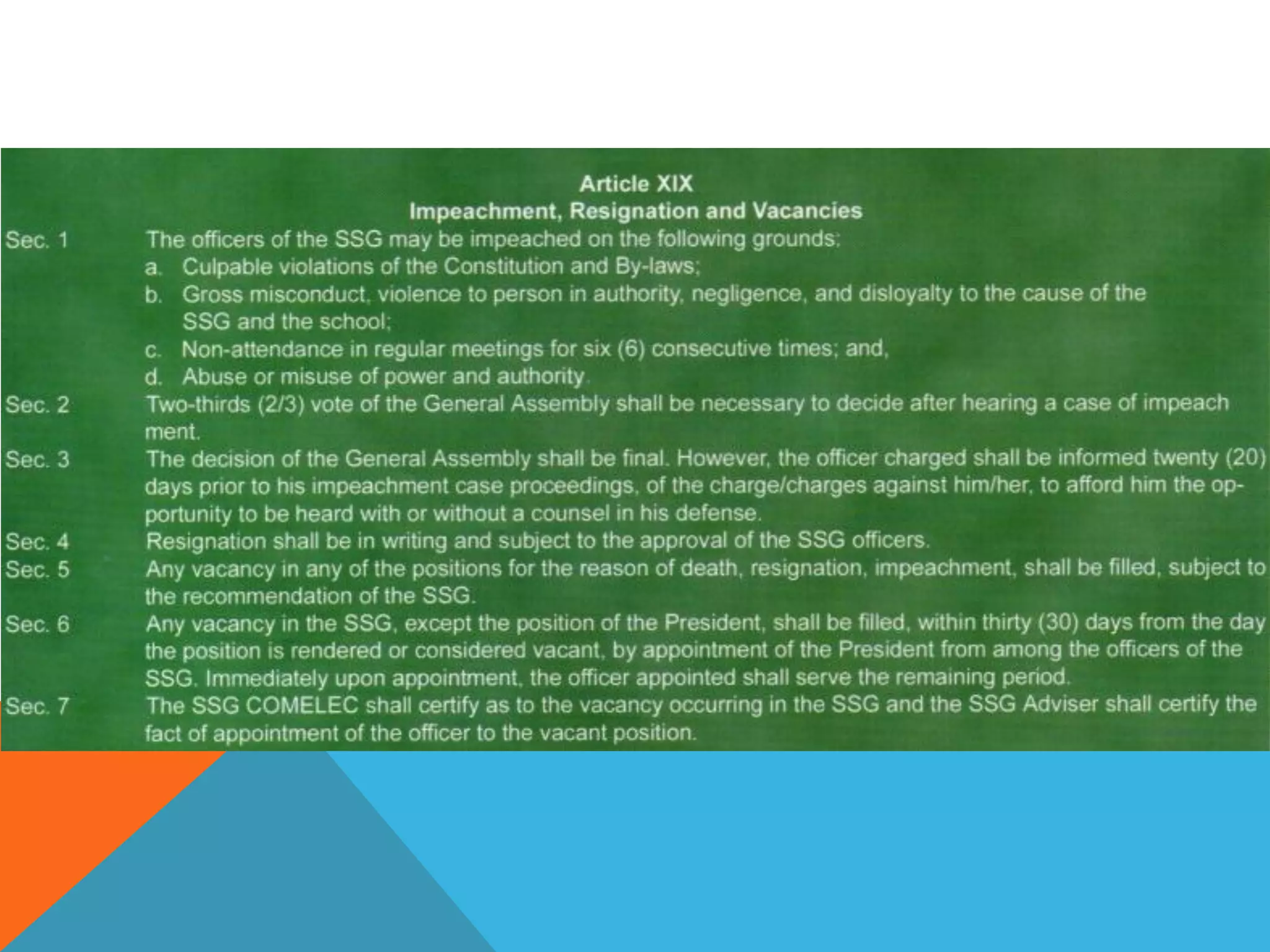 Student Government Constitution and by laws | PDF