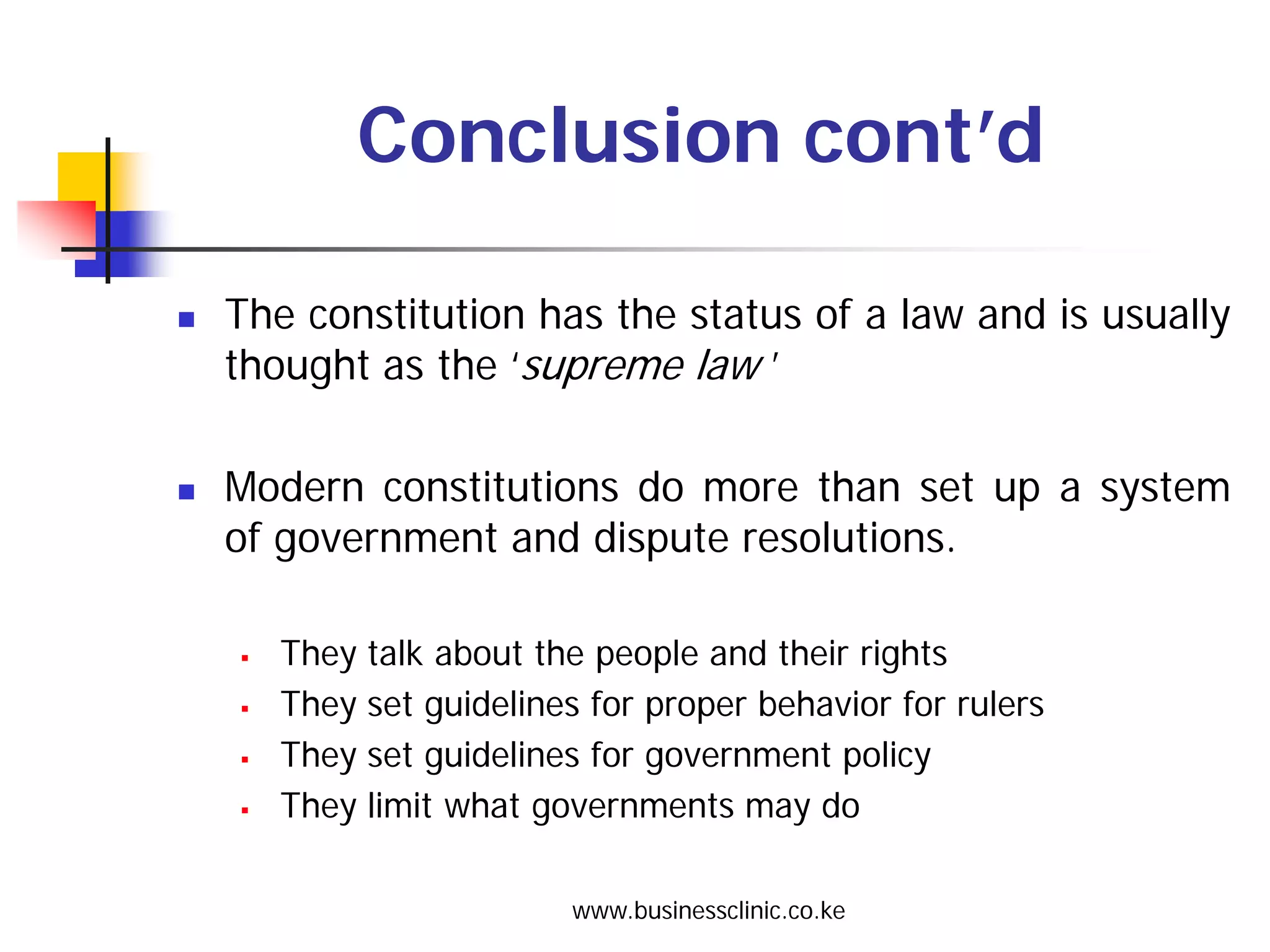 Constitution and governance | PDF