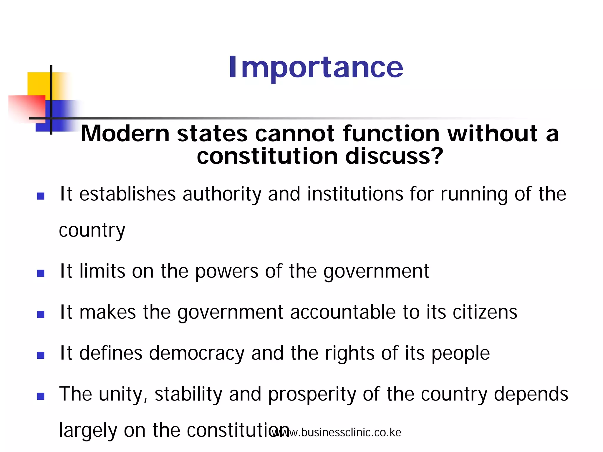 Constitution and governance | PDF