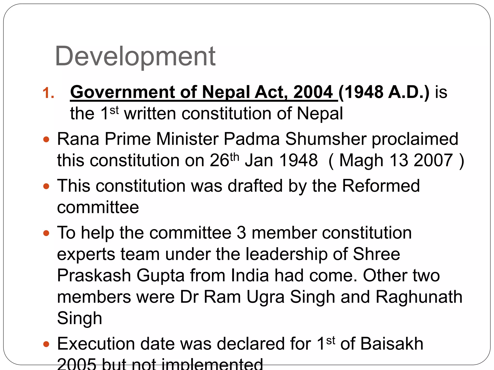 Constitution and its development in nepal.pptx