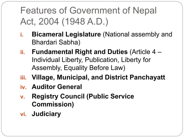 Constitution and its development in nepal.pptx | Sikhism | Religion ...