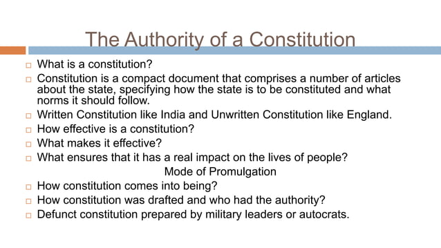Constitution as a living documents.pptx | Civic affairs | Politics