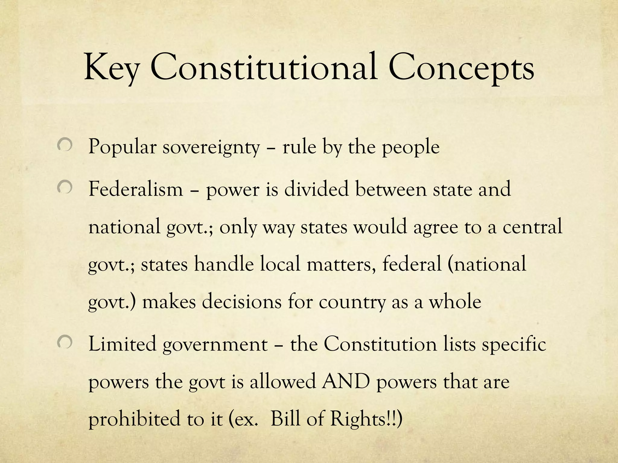 Chapter 3 - Constitutional Principles, Amending Process | PPT