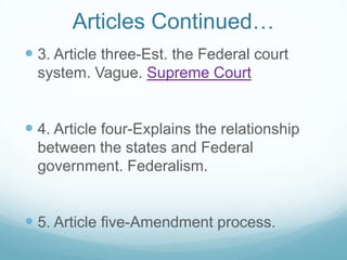 U.S. Constitution Chapter Three: What Does it Say and Mean? | PPTX
