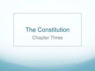 Constitution chapter three copy | PPT | Free Download