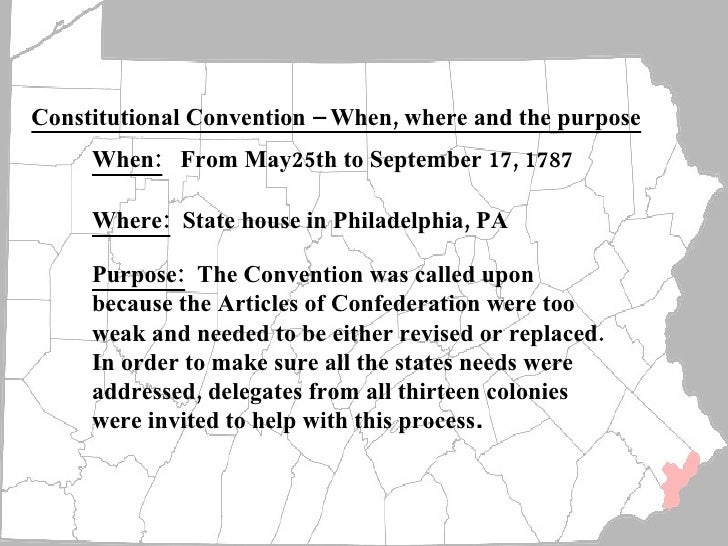 The Constitutional Convention Location