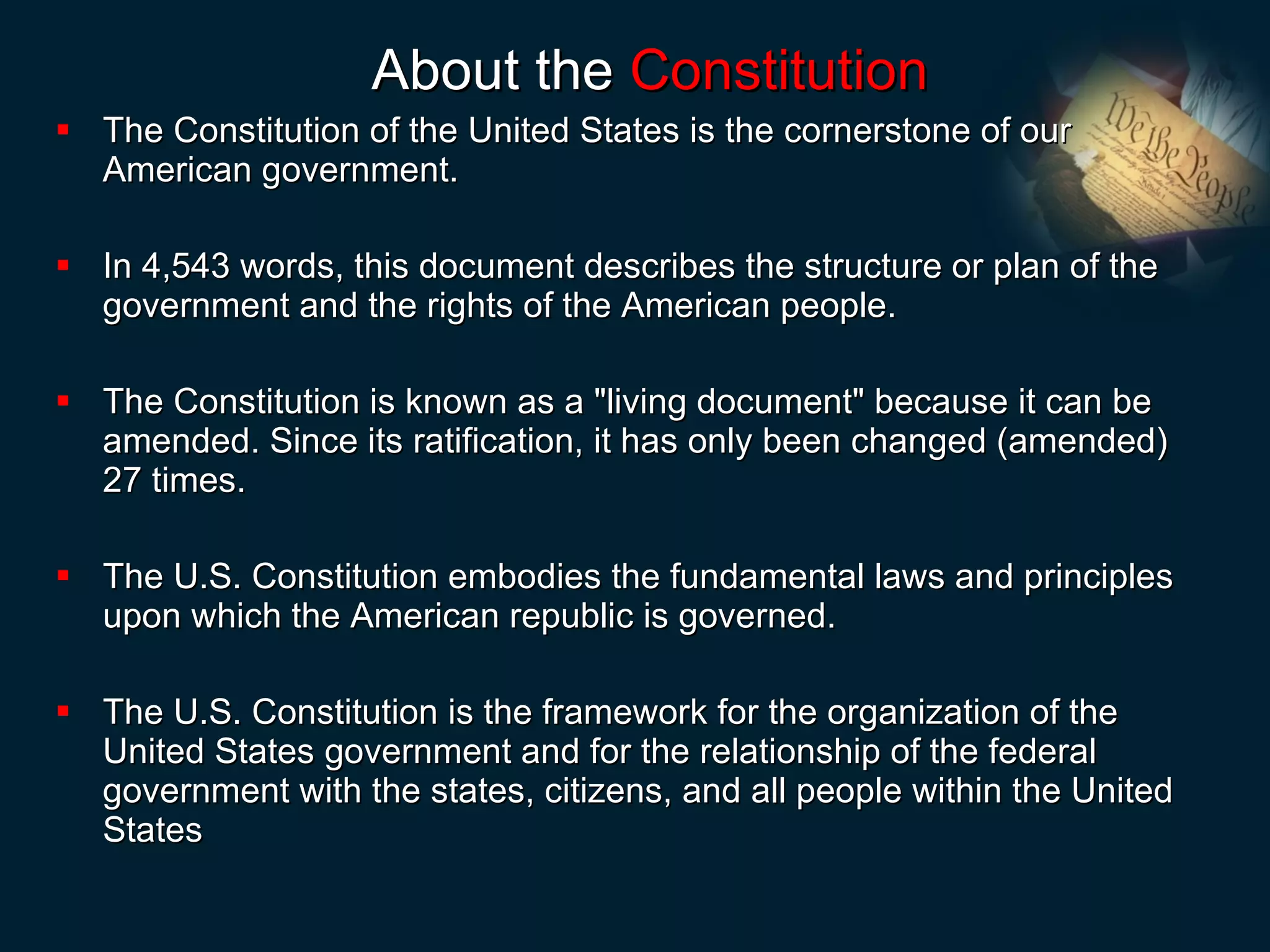 Constitution day power point | PPT | Civic affairs | Politics