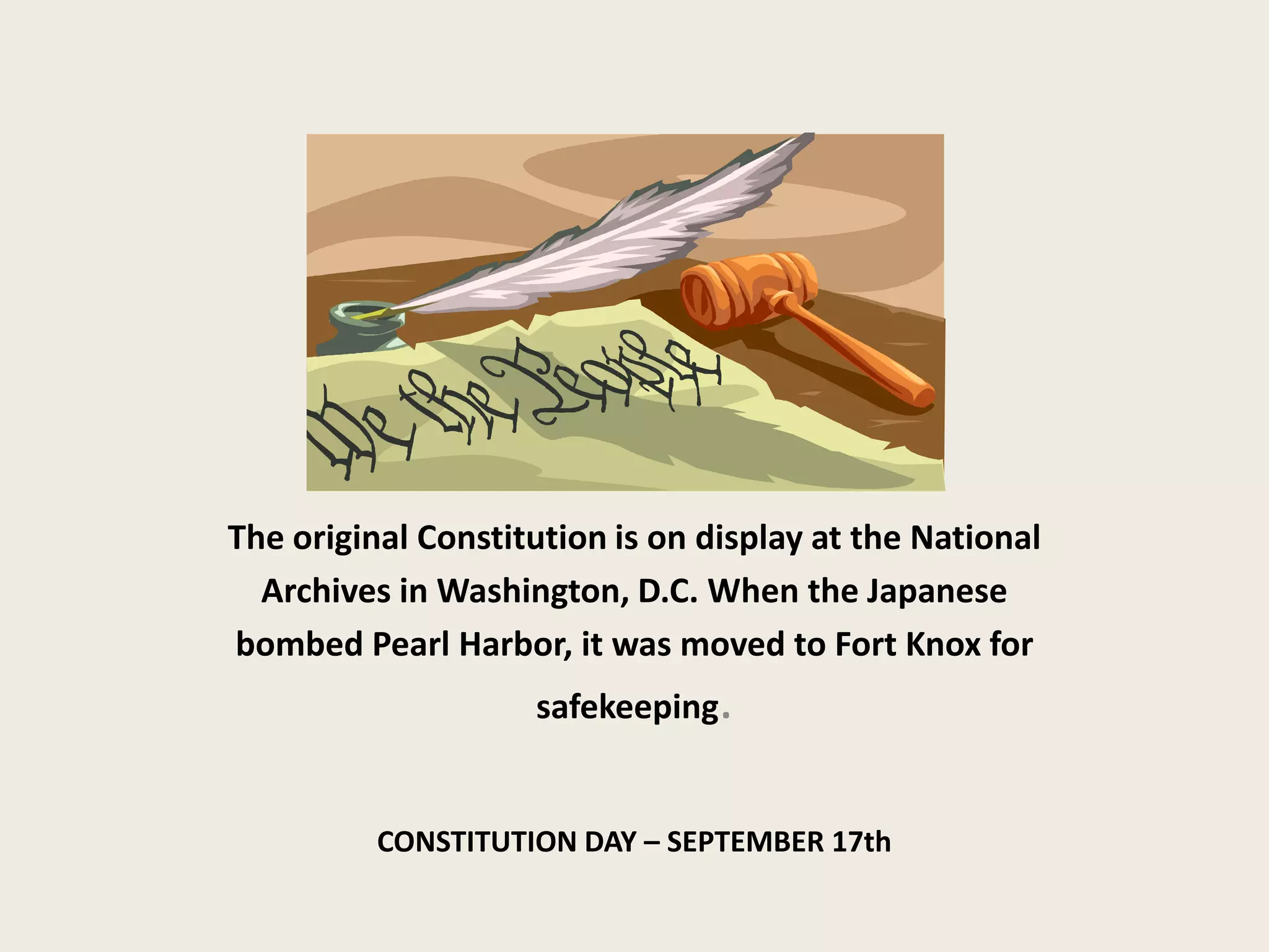 Constitution day slideshow update 09162013 | PPTX | National & Civic ...